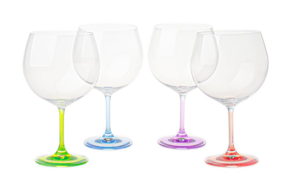 Sklenice Gin & Tonic Rainbow 820 ml – Crystalex, barevné